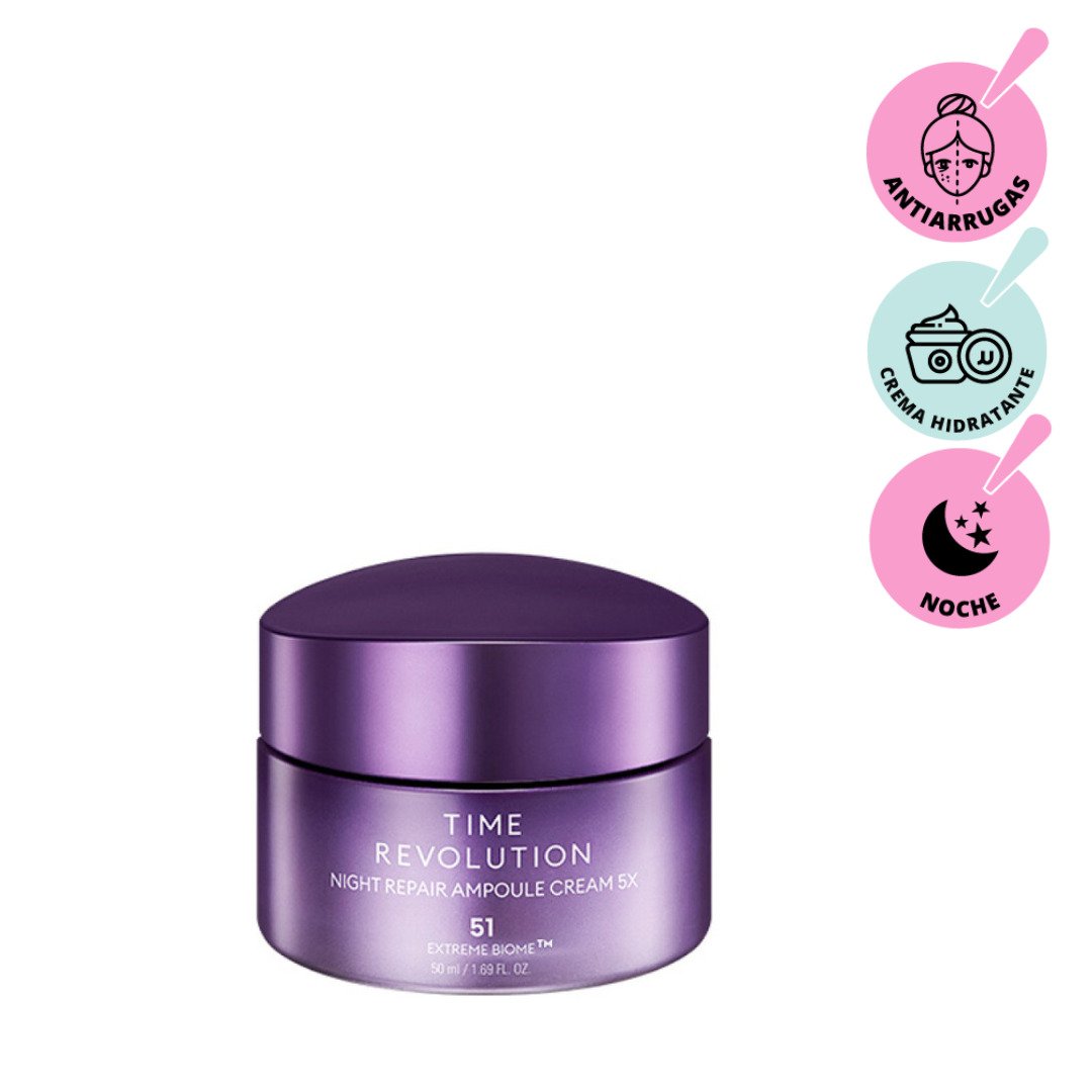 Time Revolution Night Repair Ampoule Cream - Coko Cosmética Koreana